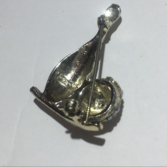 Vintage | Jewelry | Vintage Rhinestone Silver Bowling Ball Brooch Pin ...